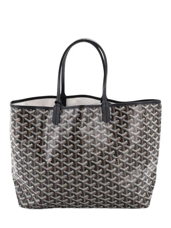 GOYARD Saint Louis Pm Tote Coated Canvas - Black
