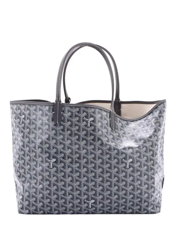GOYARD Saint Louis Pm Tote Coated Canvas - Gray