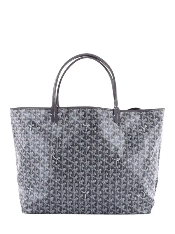 GOYARD Saint Louis Gm Tote Coated Canvas - Gray
