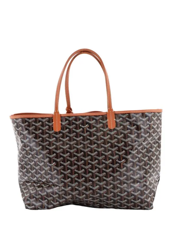 GOYARD Saint Louis Pm Tote Coated Canvas - Black