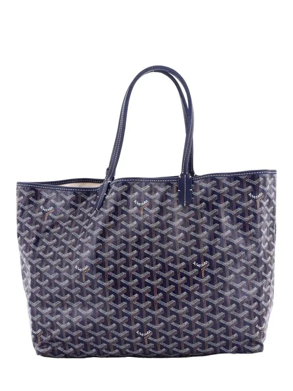 GOYARD Saint Louis Pm Tote Coated Canvas - Blue