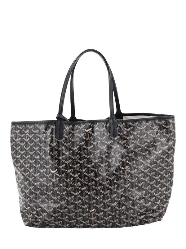 GOYARD Saint Louis Pm Tote Coated Canvas - Black