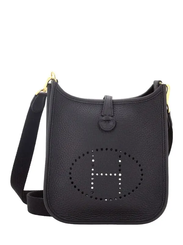 HERMES Evelyne Bag Gen Iii Clemence Tpm - Noir