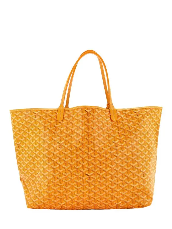 GOYARD Saint Louis Gm Tote Coated Canvas - Yellow