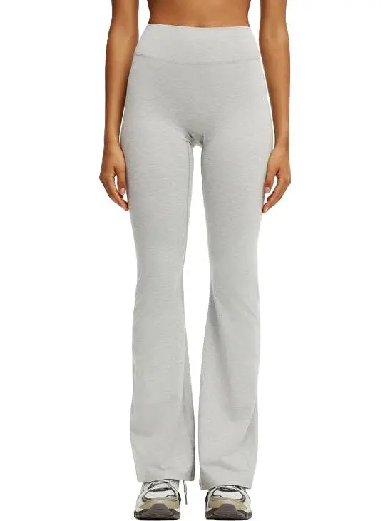 Cotton:on Active Ultra Soft Contour Flare - Light Grey Marle
