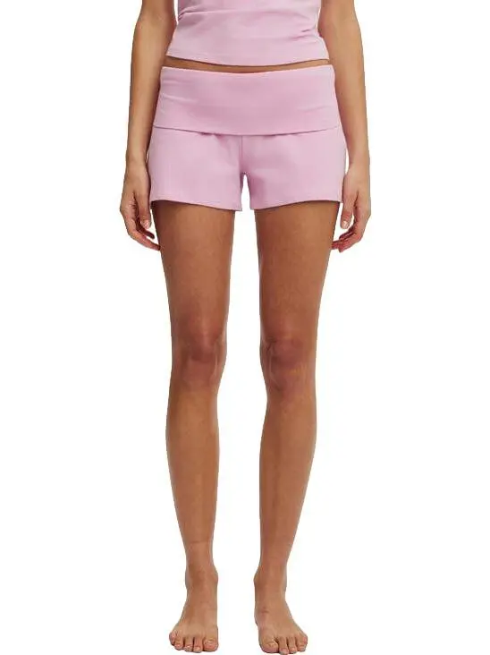 Cotton:on Dreamy Soft Roll Waist Short - Lilac Sunset