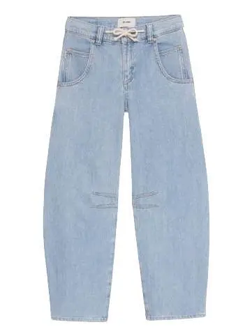 DL1961 Lilia Barrel Leg Jeans - Beachwave Drawcord