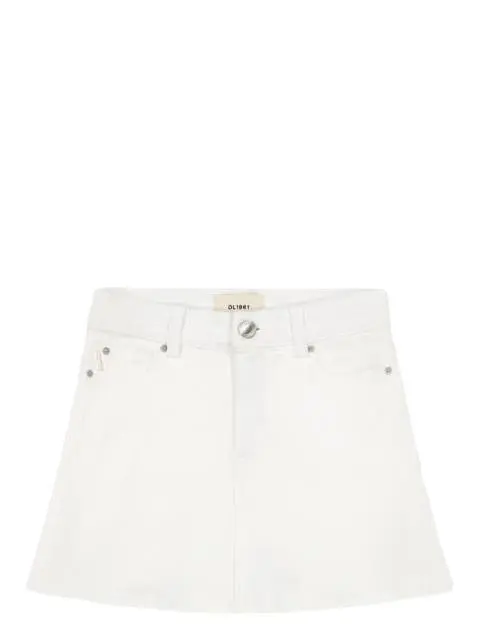 DL1961 Jenny Mini Skirt - White