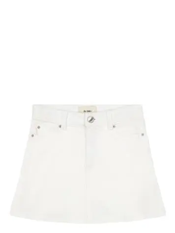 DL1961 Jenny Mini Skirt - White