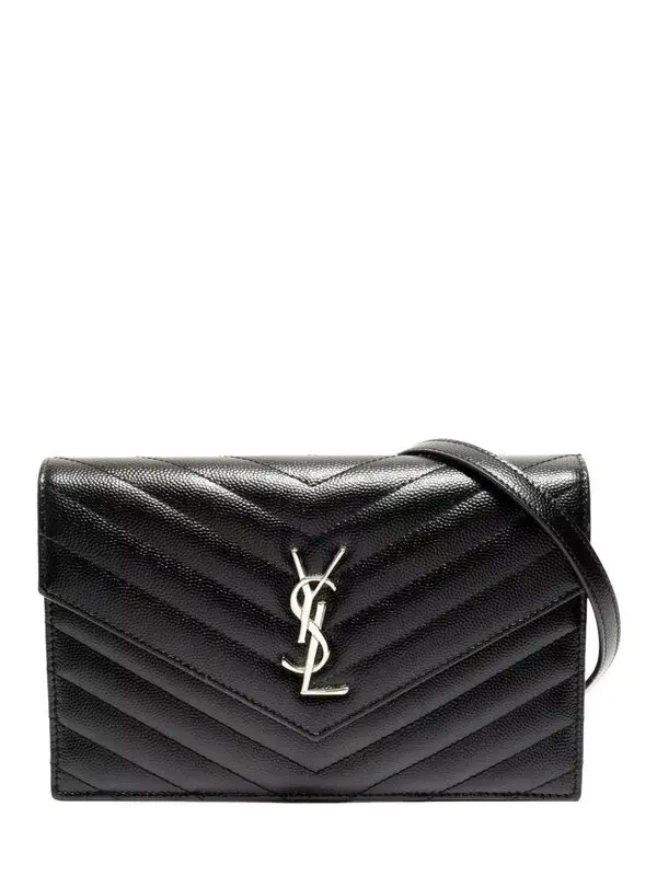 Saint Laurent 2019 Cassandre Clutch - Black