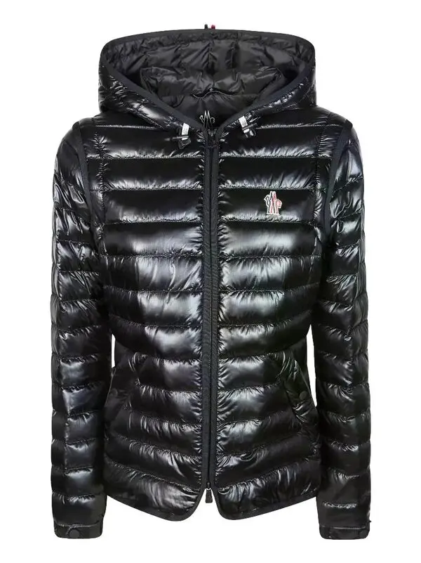 Moncler Karura Hooded Down Jacket - Black