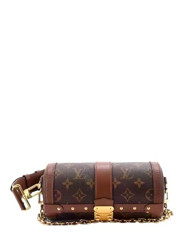 LOUIS VUITTON Papillon Trunk Monogram Canvas Shoulder Bag - Brown