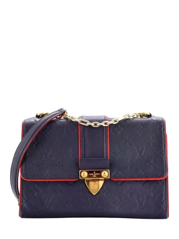LOUIS VUITTON Saint Sulpice Pm Monogram Empreinte Leather Crossbody Bag - Blue