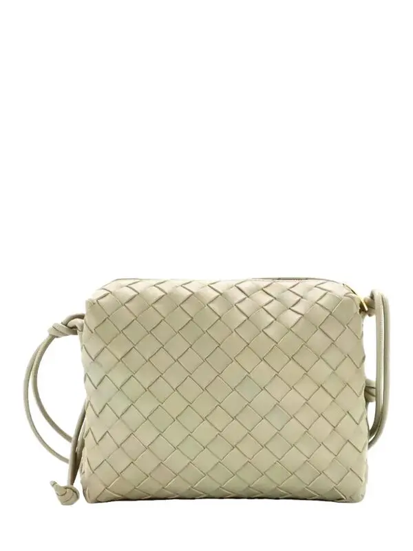 Bottega Veneta Loop Intrecciato Nappa Small Crossbody Bag - Green