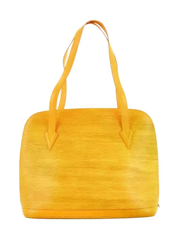 LOUIS VUITTON Lussac Handbag Epi Leather Shoulder Bag - Yellow