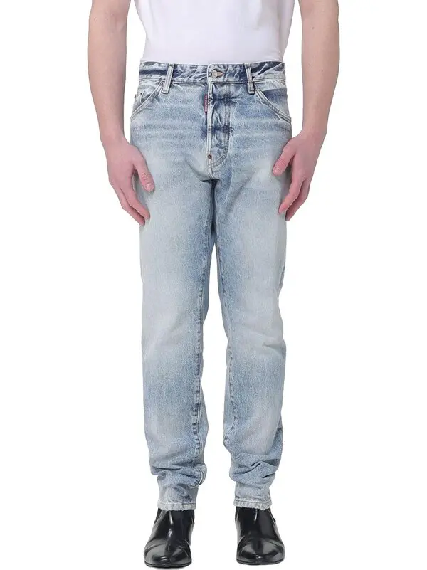 Dsquared2 London Bro Straight Denim Jeans - Blue