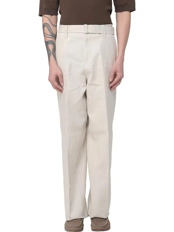 LARDINI Trousers - Cream