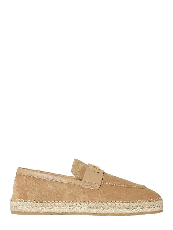 Valentino Garavani Vlogo Signature Suede Espadrilles - Brown