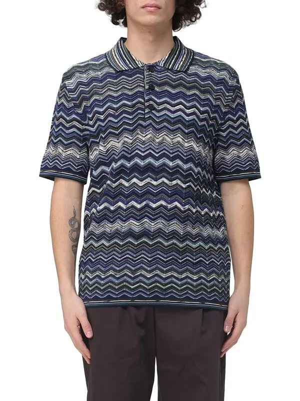 Missoni Polo Shirt - Blue