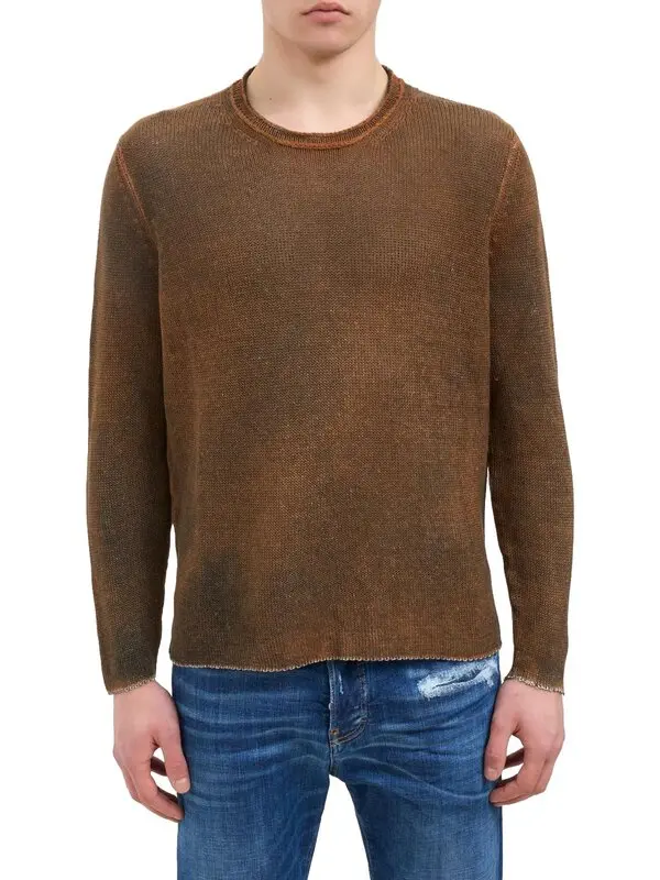 Avant Toi Pullover Sweater - Brown