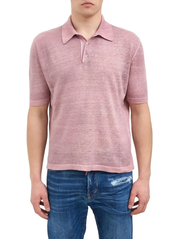 Avant Toi Polo Shirt - Pink