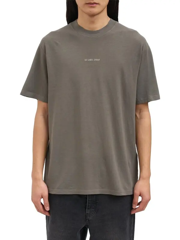 44 LABEL GROUP Cotton T-shirt With Logo - Grey