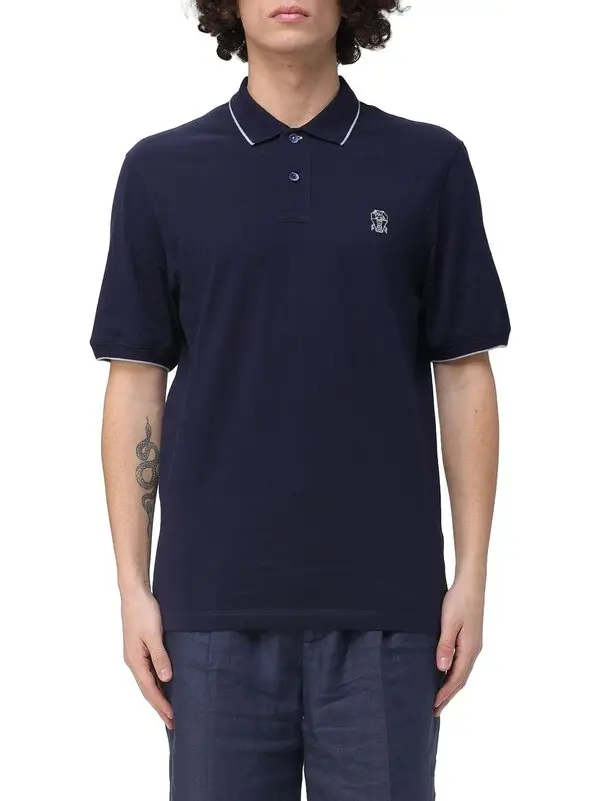 Brunello Cucinelli Polo Shirt - Blue