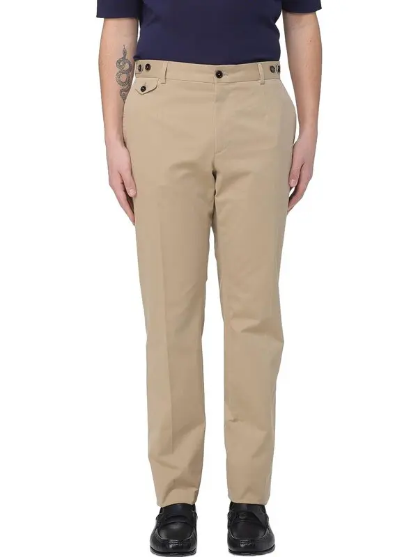 Dolce & Gabbana Gabardine Chino Trousers - Beige