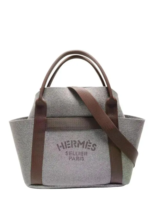 Hermès 2023 Sac De Pansage Groom Tote Bag - Grey