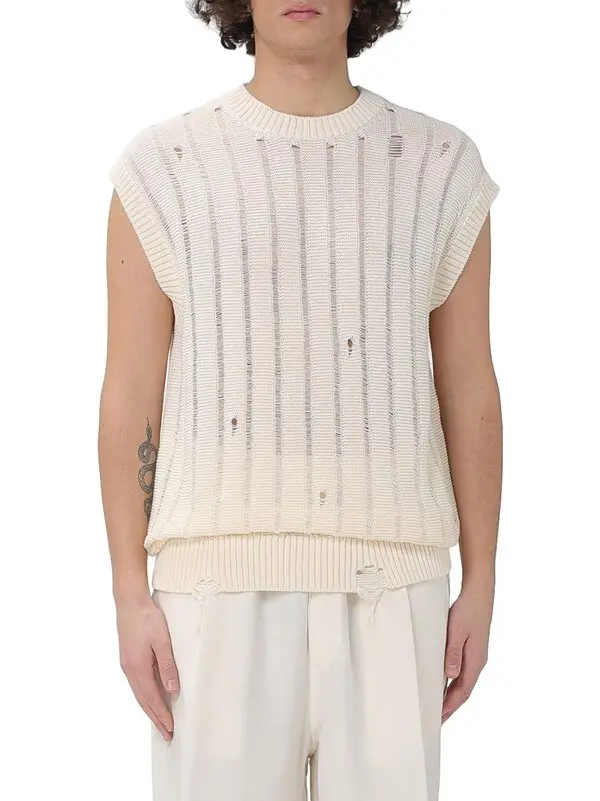 LANEUS Sleeveless Vest - Beige