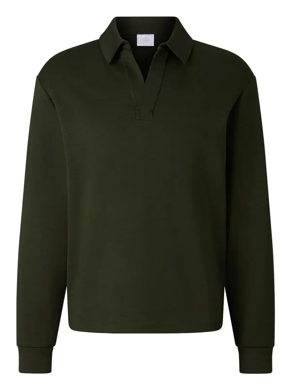Bogner Lionel Polo Sweatshirt - Olive Green