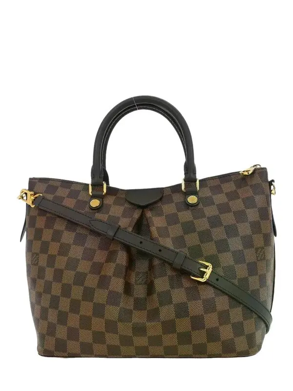 LOUIS VUITTON 2019mm Siena Check-pattern Handbag - Brown