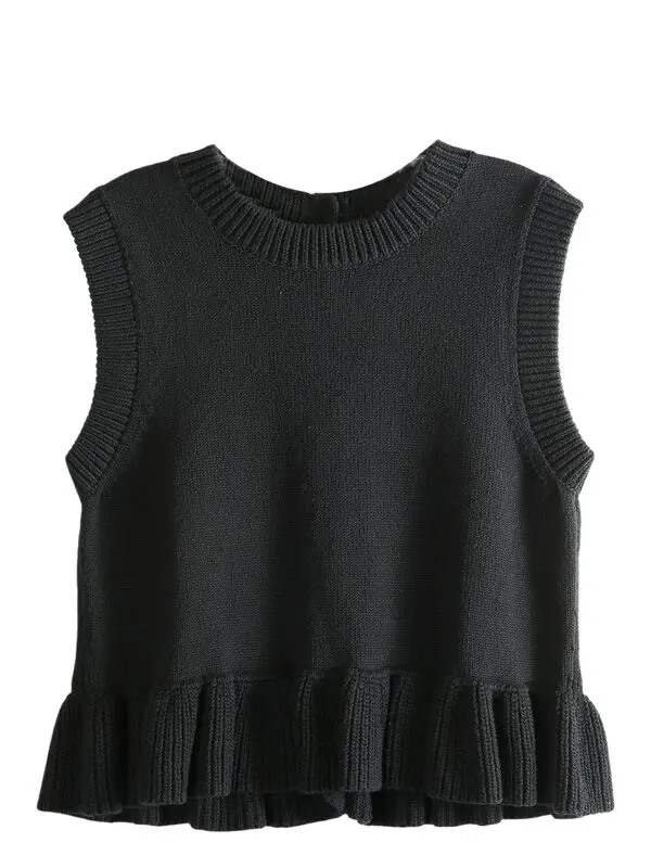 Cecilie Bahnsen Billie Vest - Black