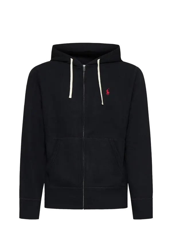Polo Ralph Lauren Long-sleeve Fleece Full-zip Hoodie - Black
