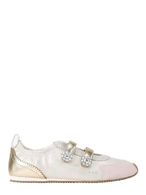 Kurt Geiger Leather Ballet Flats - White/oth