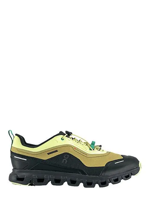 On Cloud 6 Geo Waterproof Woven Trainers - Limelight Safari