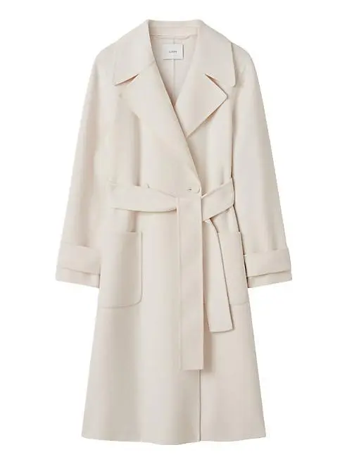 JOSEPH Arlina Double-faced Wool And Cashmere Coat - Ivory