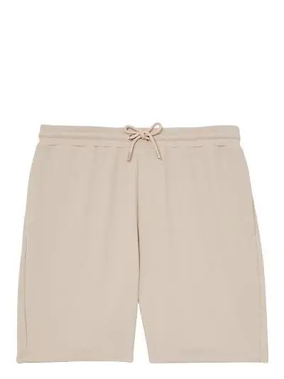 REISS Textured Stretch-woven Shorts - Stone