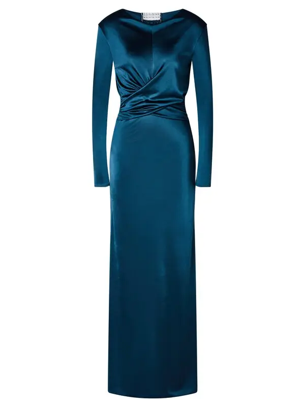 Giorgio Armani Long Viscose Jersey Dress - Green