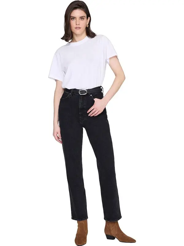 ANINE BING Jane High-rise Slim Jeans - Vintage Black