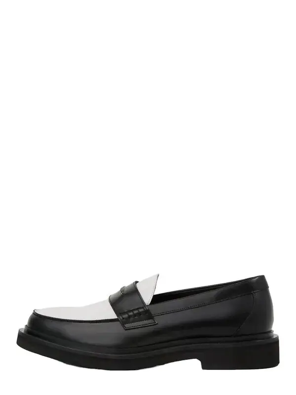 Karl Lagerfeld Keaton Saddle Loafers - Black
