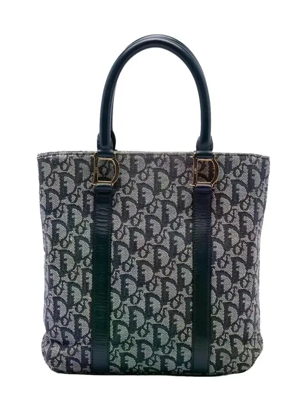 Dior 2001 Diorissimo Trotter Canvas Tote Bag - Blue