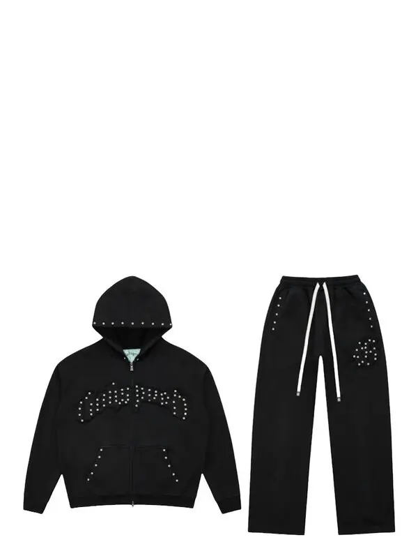 GODSPEED Symmetric Studded V2 Vvs Sweatsuit - Black