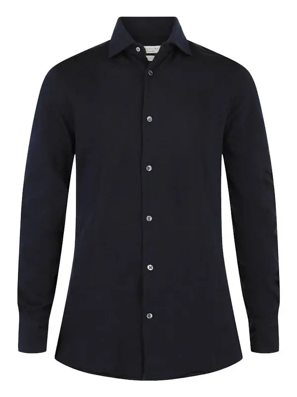 SLOWEAR Glanshirt Collared Buttonup Shirt - Blue