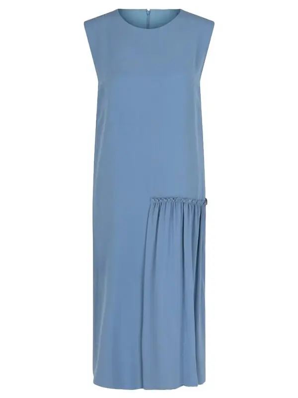 FERRAGAMO Sleeveless Midi Dress - Light Blue