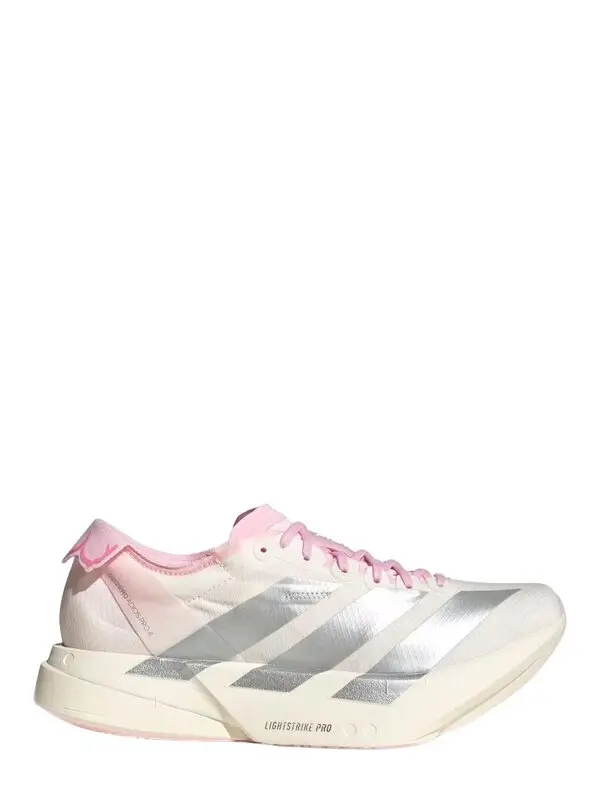 Adidas Adizero Adios Pro 4 Tokyo Marathon Cherry Blossom - Core White/silver Metallic/clear Pink