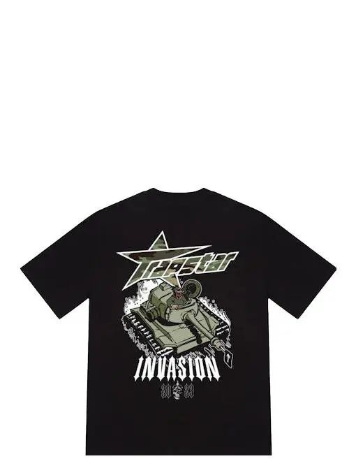Trapstar Trap Invasion Tee Shirt - Black
