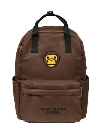 A BATHING APE Baby Milo Store Medium Backpack - Brown