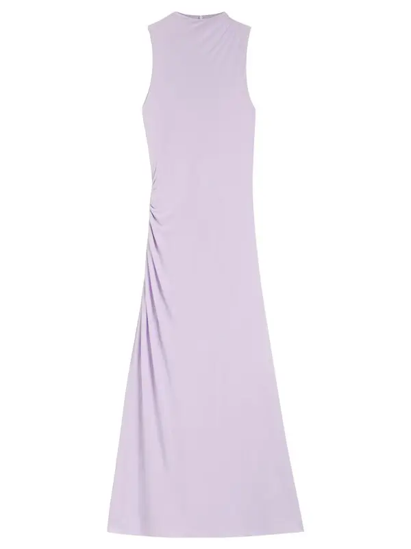 BOSS Slim-fit Jersey Dress - Light Purple