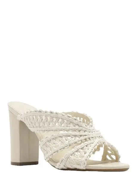 AREZZO Ciara Block Heel Sandal - Off White